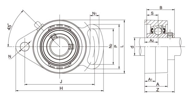 Adjustable Flange Bearing Units - China Bearing Suppliers-XRB Bearing
